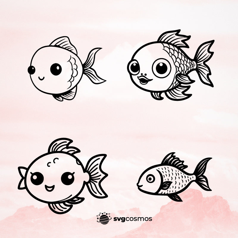 Fish Svg Scrapbook Cut File Cute Clipart Files For Fishing Silhouette