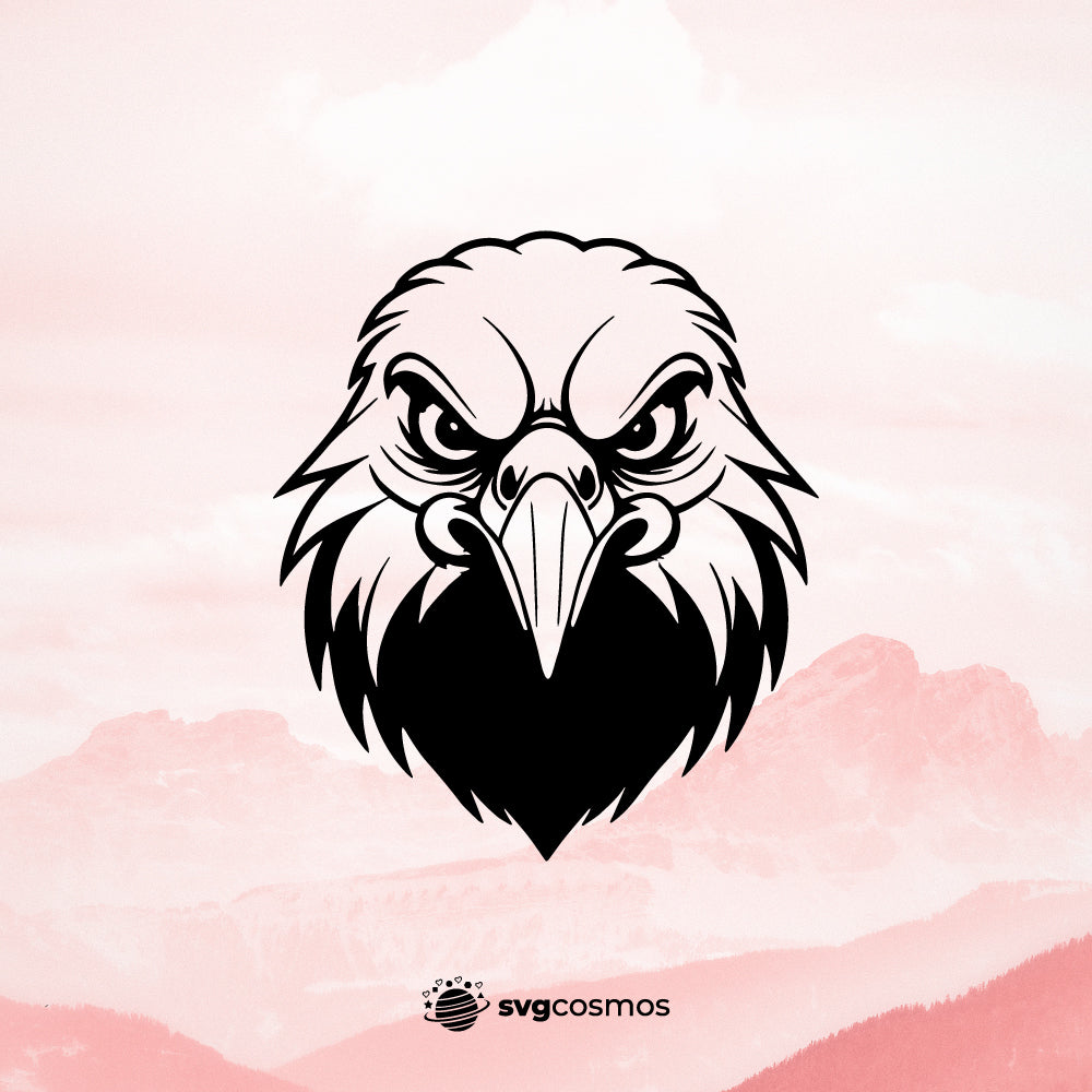 Eagle Head Vector Silhouette