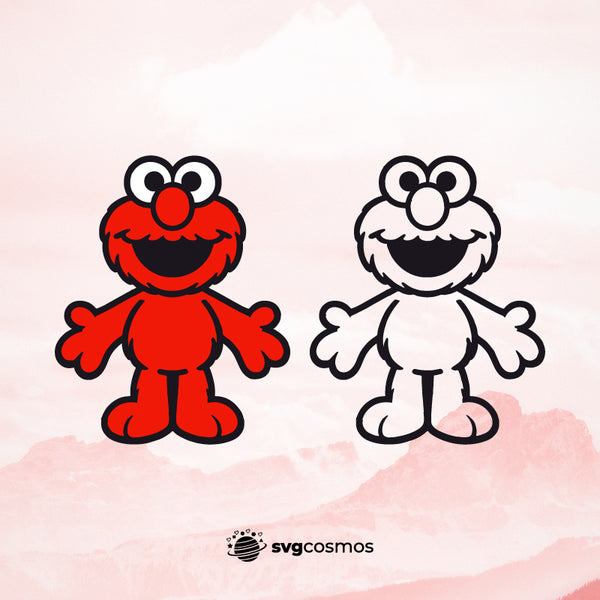 Elmo svg vector cricut v1 – svgcosmos