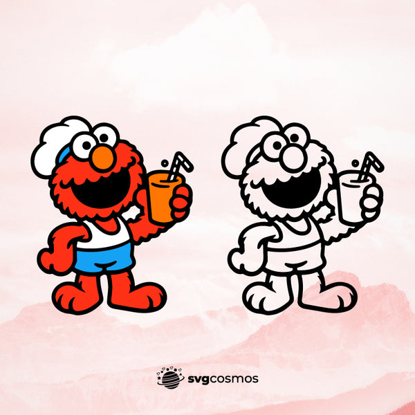 Baby Elmo Clipart Elmo Baby Applique Design Elmo Applique #5398561