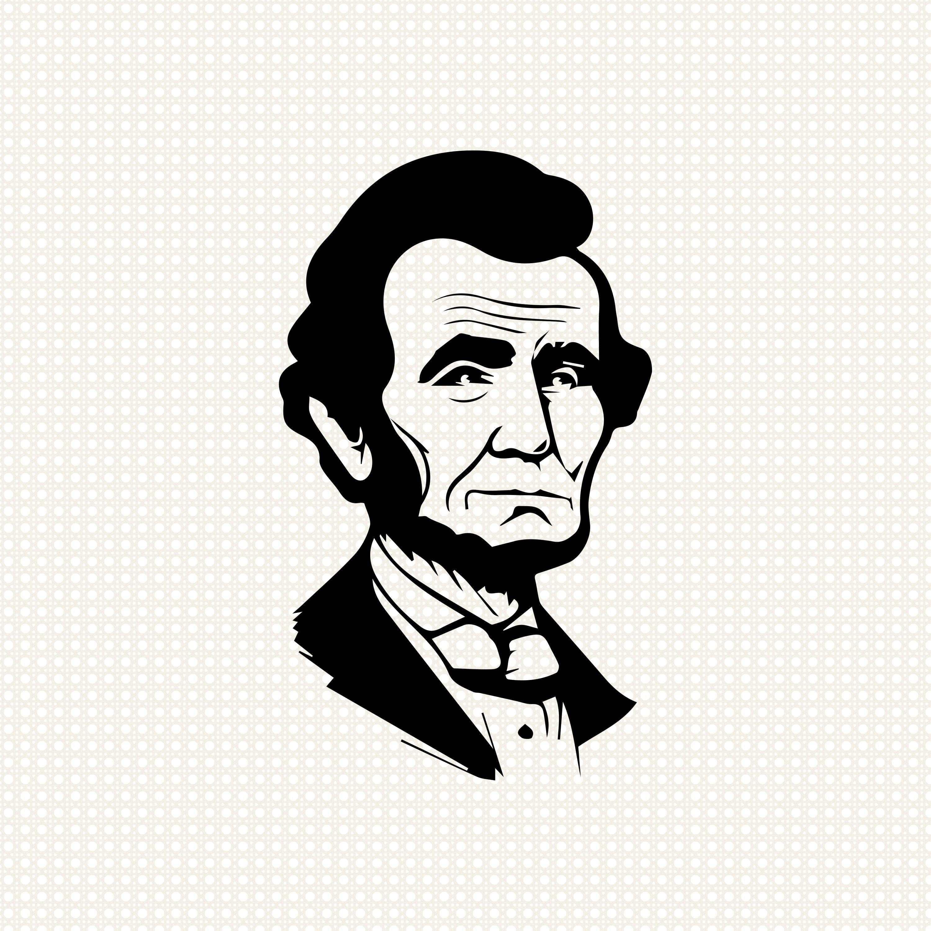 Abraham Lincoln Silhouette Clipart Lincoln Statue Black: Over 43